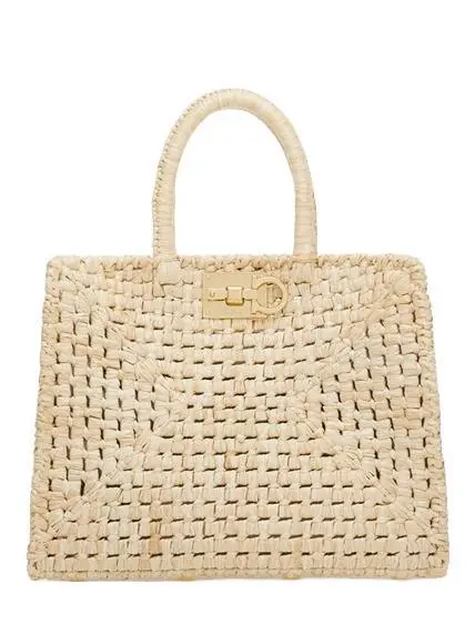 FERRAGAMO Studio Box Bag M - Multicolor