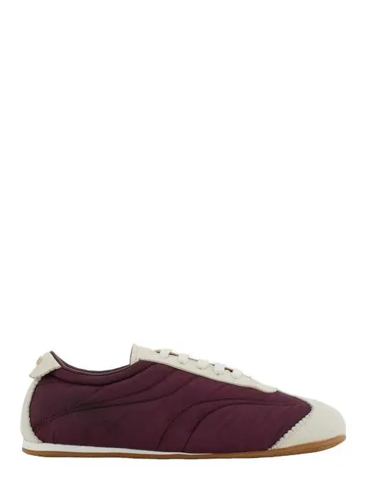 FERRAGAMO Lace-up Sneakers - Gold