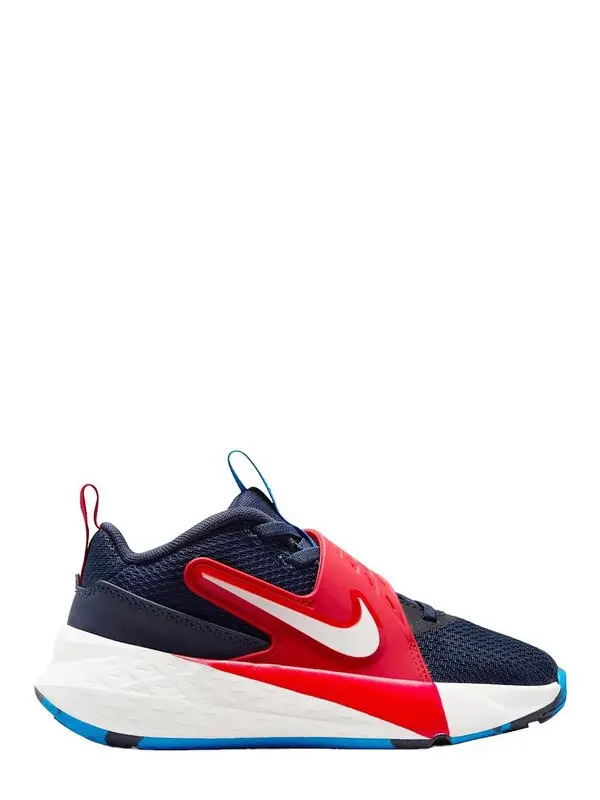 Nike Team Hustle D 12 Sail Sneakers - Team Navy/university Red/photo Blue