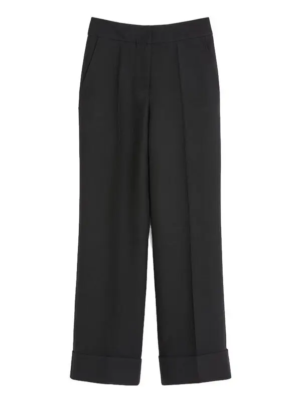 Valentino Garavani Crepe Couture Trousers - Black