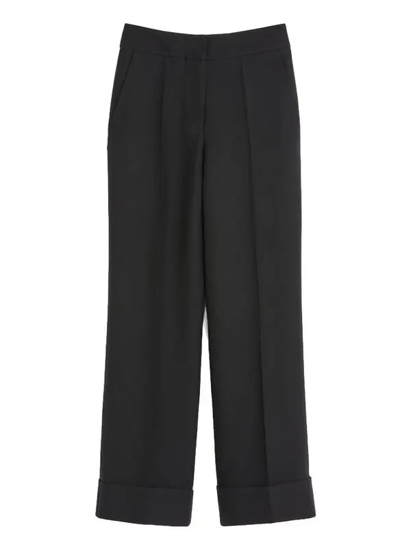 Valentino Garavani Crepe Couture Trousers - Black