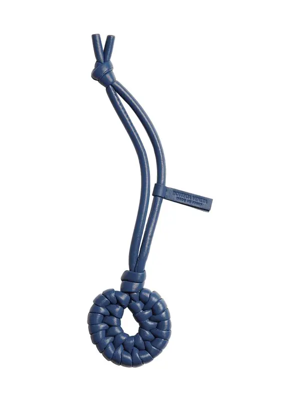 Bottega Veneta Seashell Knot Charm - Blue Venezia