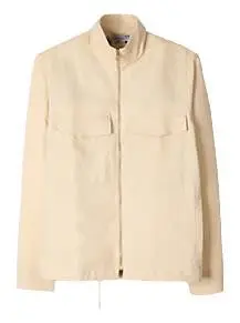 Paul Smith Linen Patch-pocket Drawstring Jacket - White
