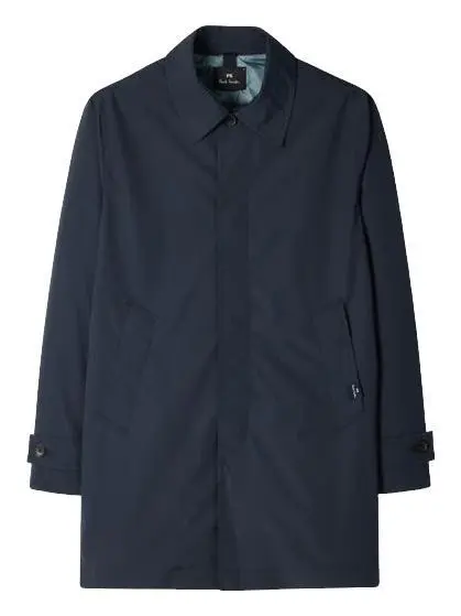 Paul Smith Lightweight Lined Mac - Blue