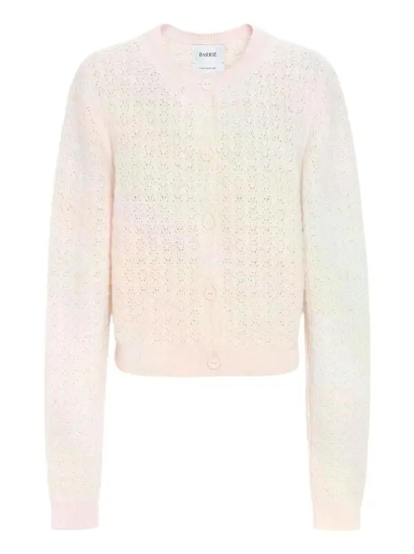 BARRIE Cashmere Cardigan - Pink