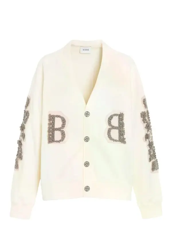BARRIE B-logo Cardigan - Neutrals