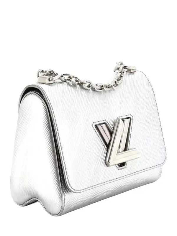 LOUIS VUITTON Twist Pm Crossbody Bag Epi Leather - Silver