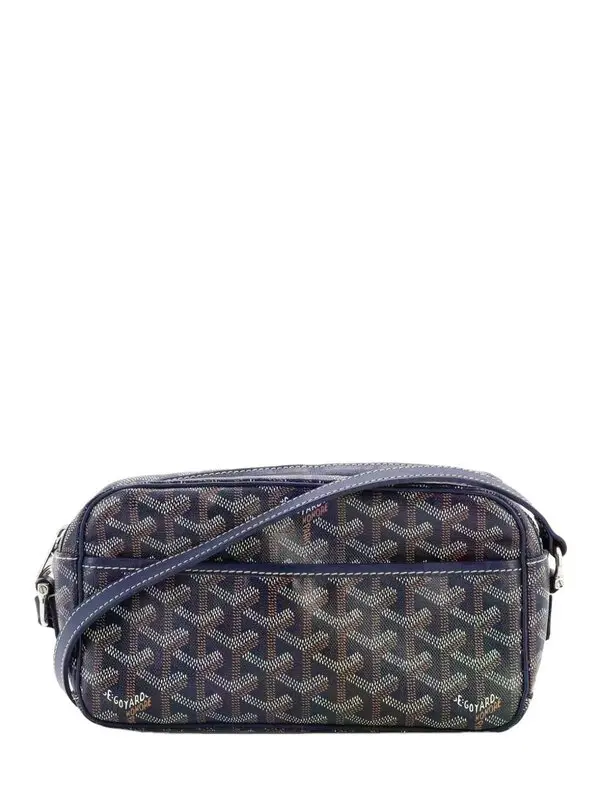 Goyard Cap Vert Coated Canvas Crossbody Bag - Blue