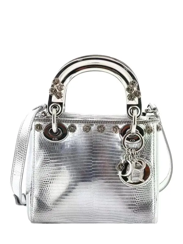 Dior Lady Lizard Mini Satchel - Metallic