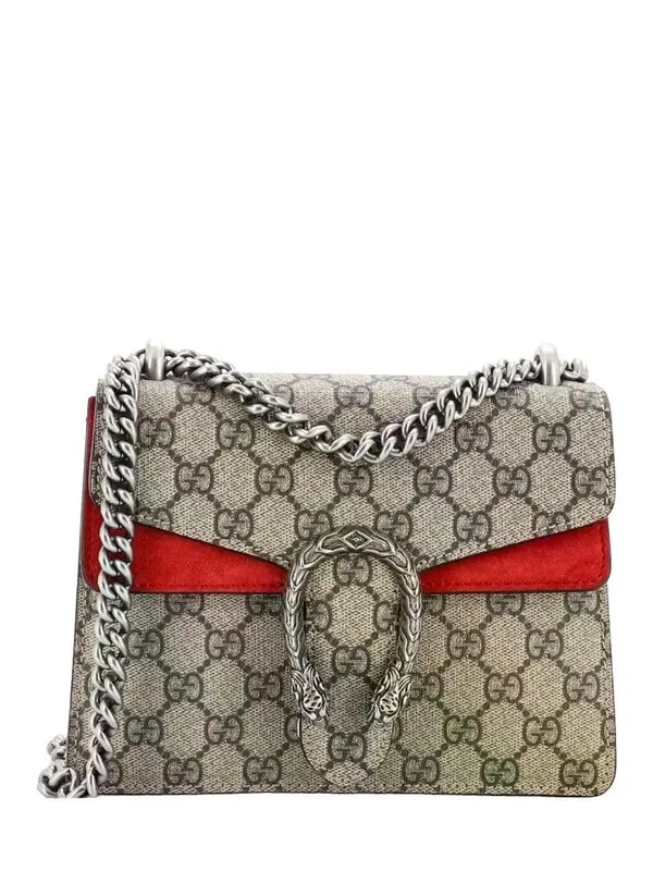 Gucci Dionysus Gg Coated Canvas Mini Crossbody Bag - Red