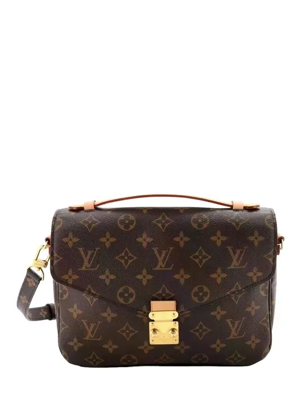 LOUIS VUITTON Pochette Metis Monogram Canvas - Brown