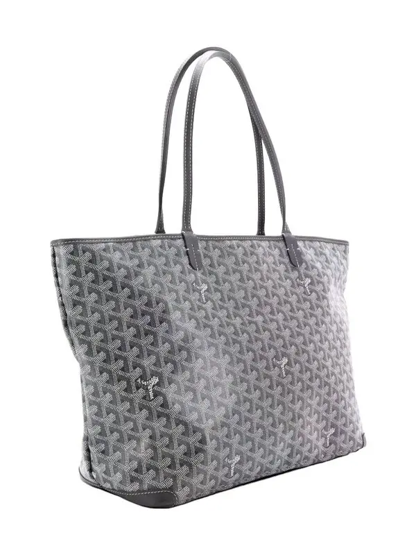 Goyard Artois Mm Tote Coated Canvas Shoulder Bag - Grey