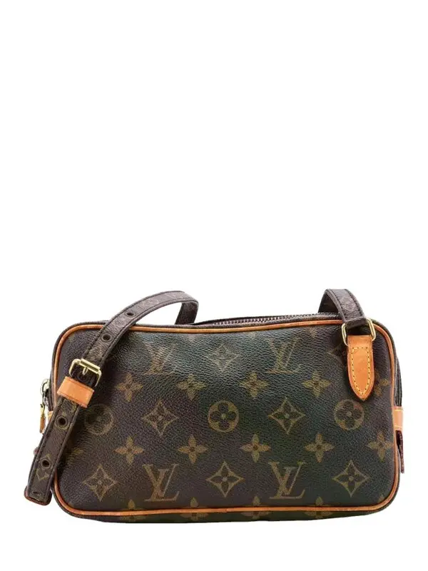 LOUIS VUITTON Pochette Marly Bandouliere Monogram Canvas - Brown