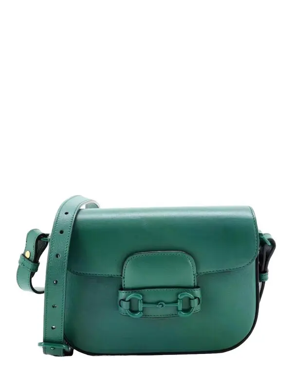 Gucci Horsebit 1955 Mini Shoulder Bag - Green