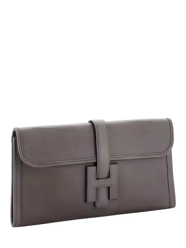 Hermès Jige Elan 29 Clutch Bag - Grey