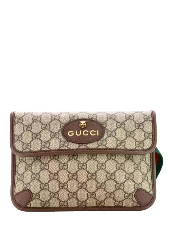 Gucci Neo Vintage Flap Belt Bag - Brown