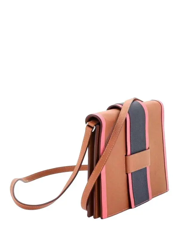 Hermès H Passant Evercolor Clutch - Brown