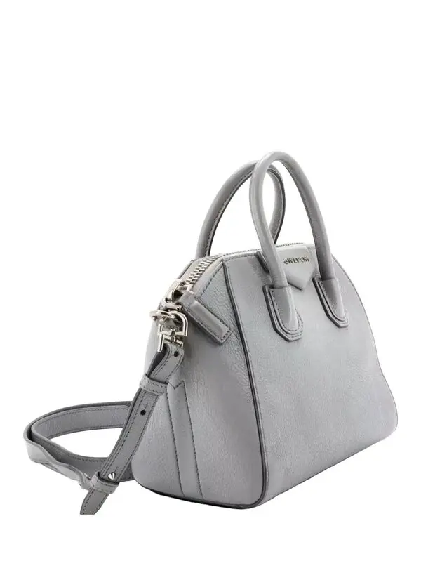 Givenchy Antigona Mini Crossbody Bag Leather - Grey