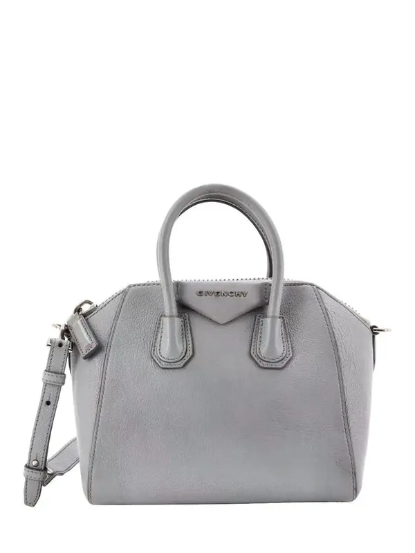 Givenchy Antigona Mini Crossbody Bag Leather - Grey