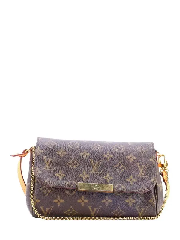 LOUIS VUITTON Favorite Handbag Monogram Canvas Pm - Brown