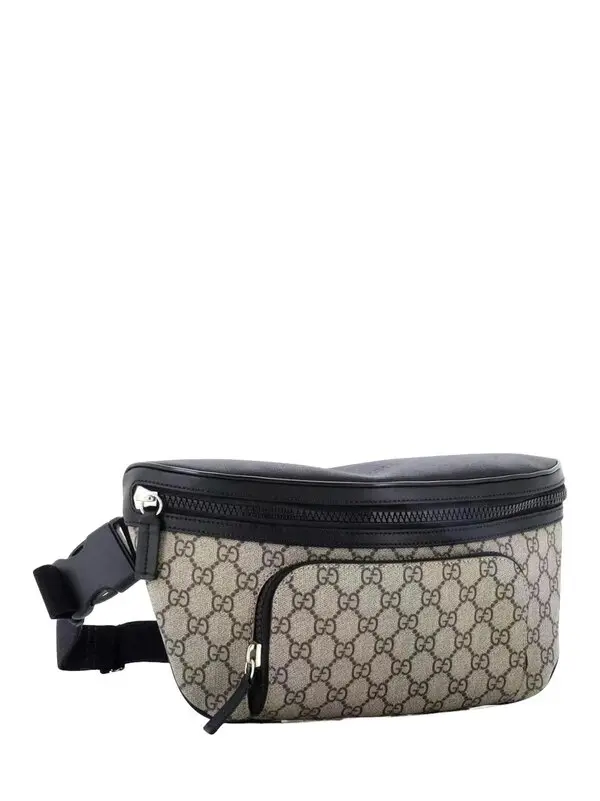 Gucci Eden Gg Coated Canvas Belt Bag - Brown
