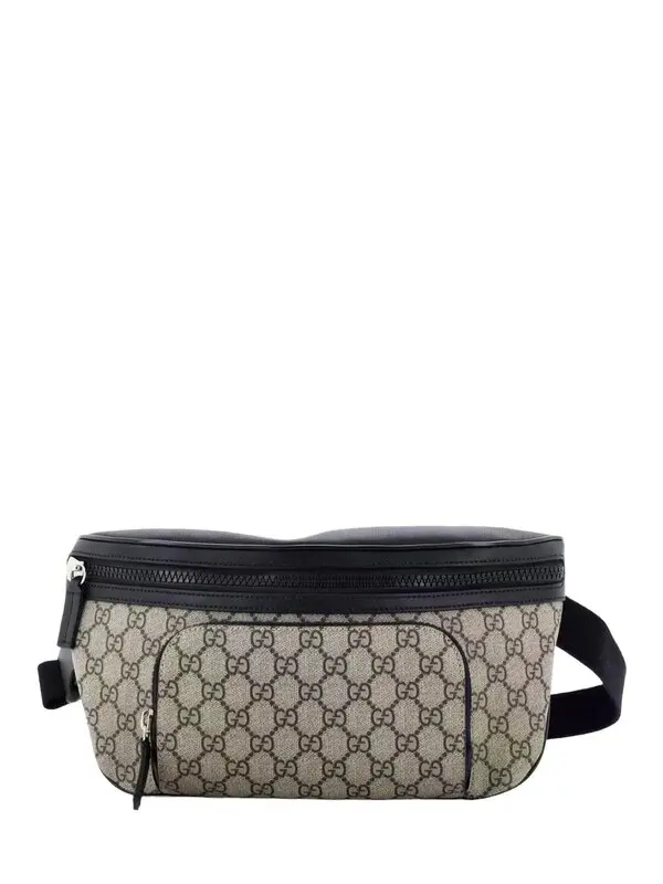 Gucci Eden Gg Coated Canvas Belt Bag - Brown