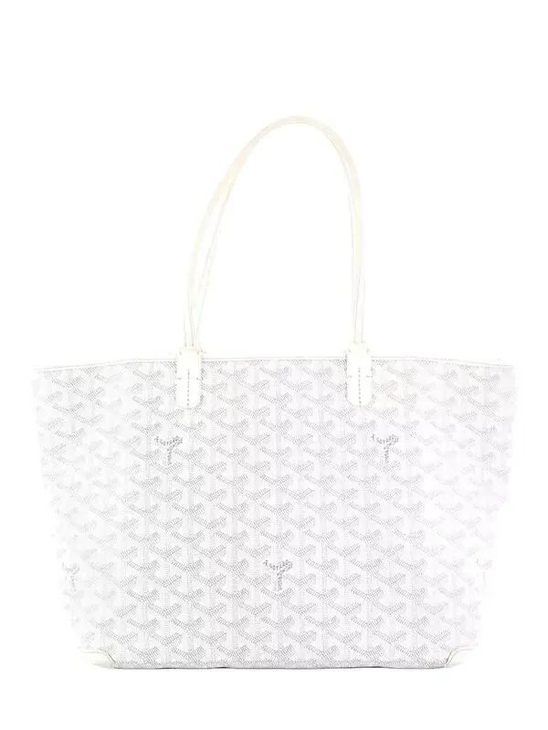 Goyard Artois Coated Canvas Pm Tote Bag - White