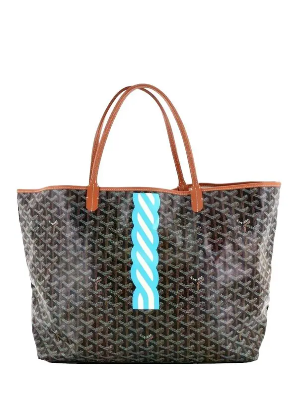 Goyard Saint Louis Printed Coated Canvas Gm Tote Bag - Brown