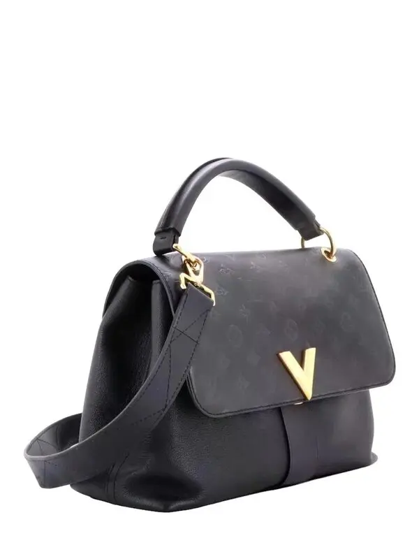 LOUIS VUITTON Very One Handle Monogram Leather Satchel - Black
