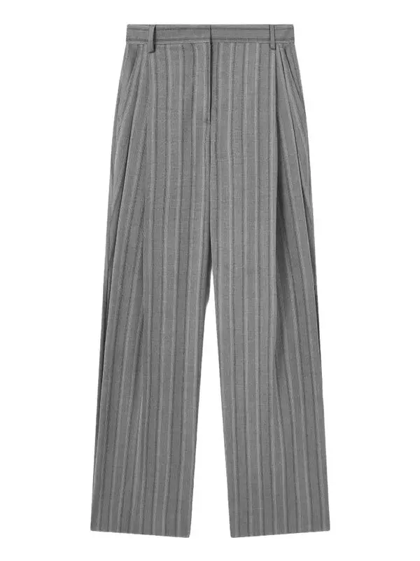 Stella McCartney Striped Tailored Trousers - Grey