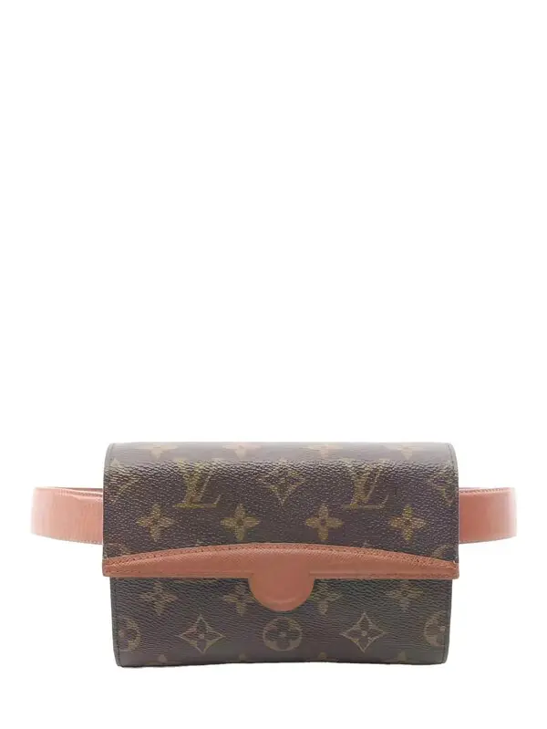 LOUIS VUITTON 1993 Arche Monogram-canvas Belt Bag - Brown