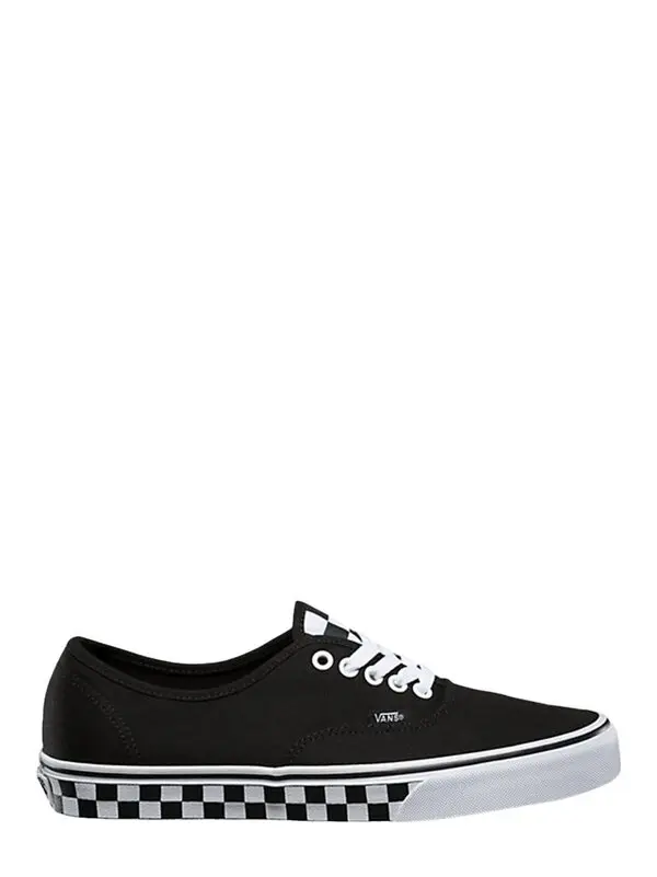 VANS Authentic Checker Tape Sneakers - Black