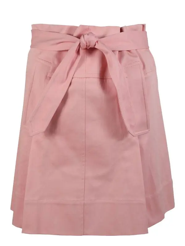 FERRAGAMO Belted Mini Skirt - Pink