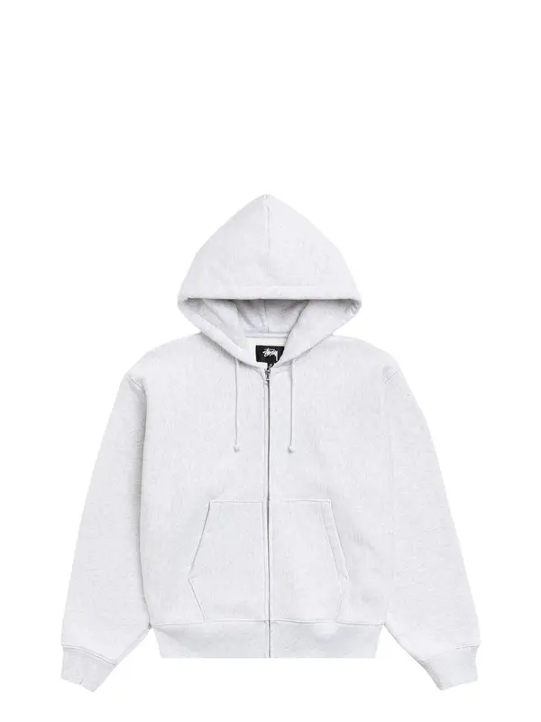 StÜssy Basic Diamond Zip Hoodie - Grey