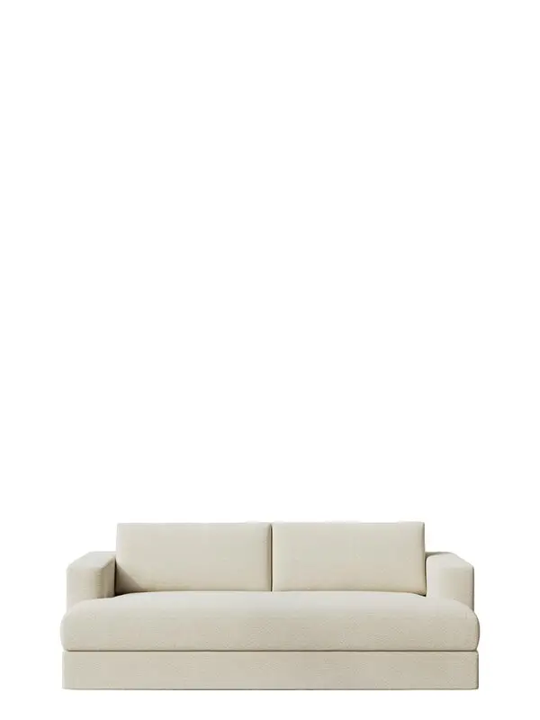 Quince Sierra Curved Arm Sofa - Linen