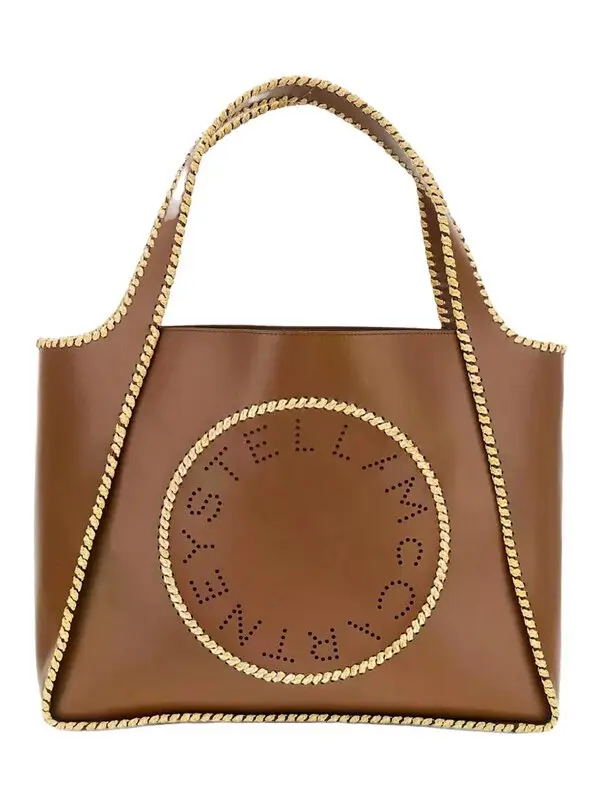 Stella McCartney Logo Detail Tote - Brown