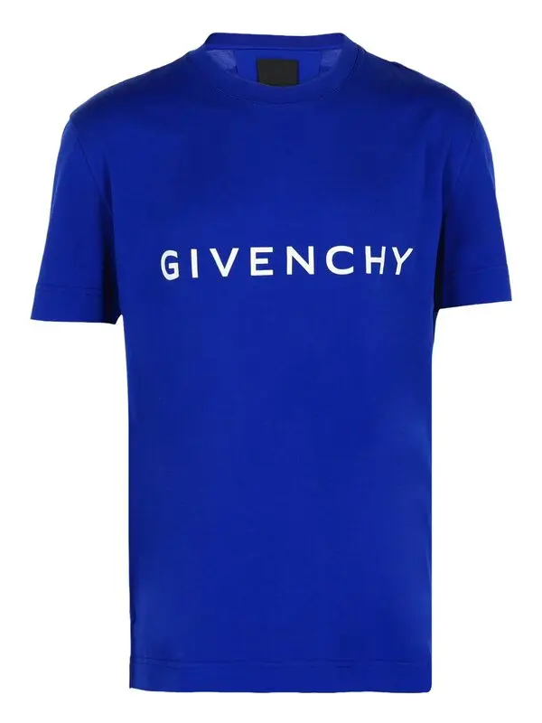Givenchy Slim-fit Logo T-shirt - Blue
