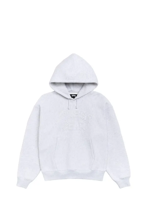 StÜssy Gear Applique Hoodie - Grey