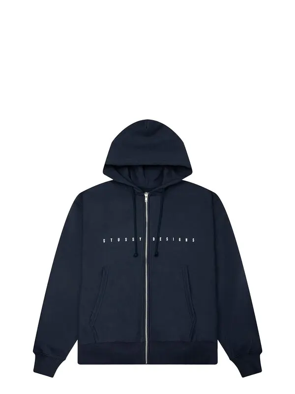 StÜssy S Box Zip Hoodie - Blue