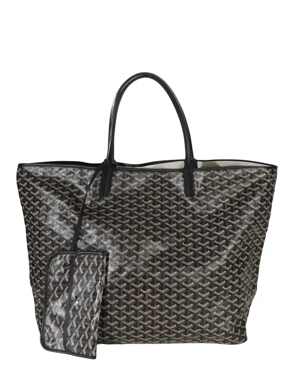 Goyard Goyardine Canvas Saint Louis Xxl - Black