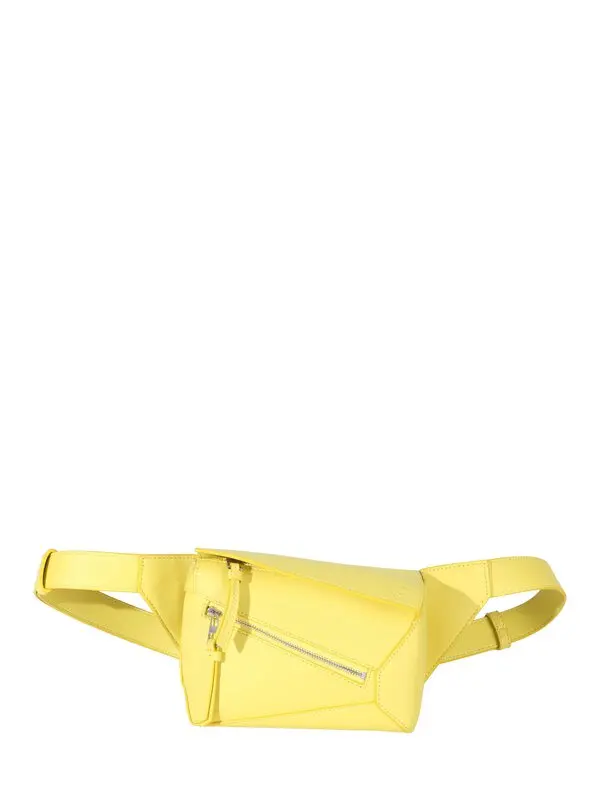 Loewe Calfskin Puzzle Edge Bumbag - Yellow