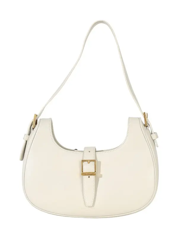 Saint Laurent Cream Le Fermoir Hobo - Neutral