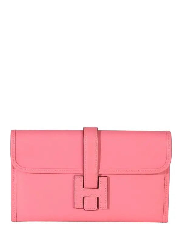 Hermès Jige Duo Mini Wallet - Pink