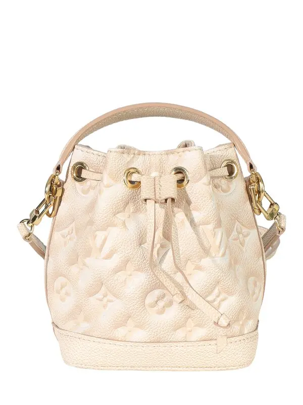 LOUIS VUITTON Empreinte Monogram Nano Noe - Beige