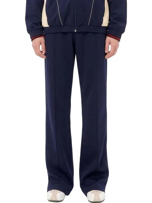 Valentino Garavani Cotton Blend Jogging Pants - Blue