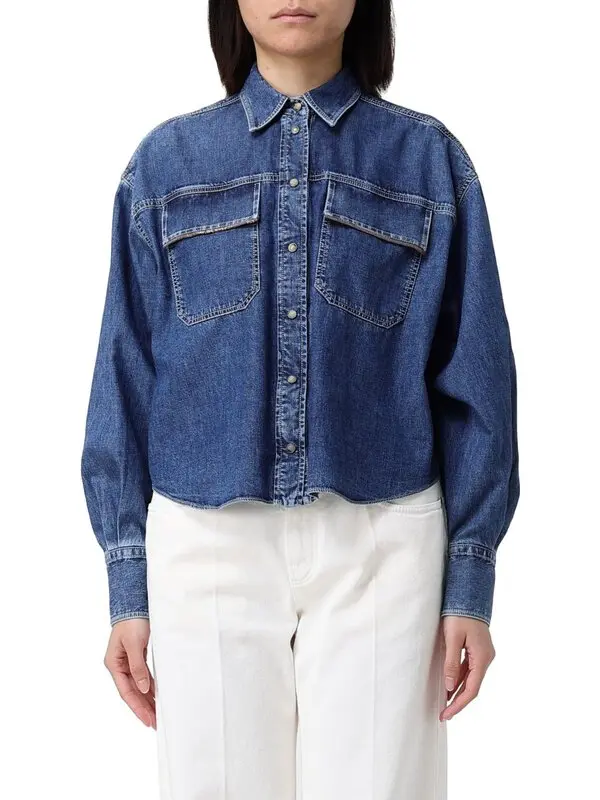 Brunello Cucinelli Cotton Denim Shirt - Blue
