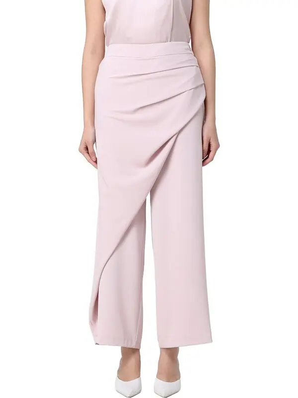 HANITA Wide Leg Trousers - Pink
