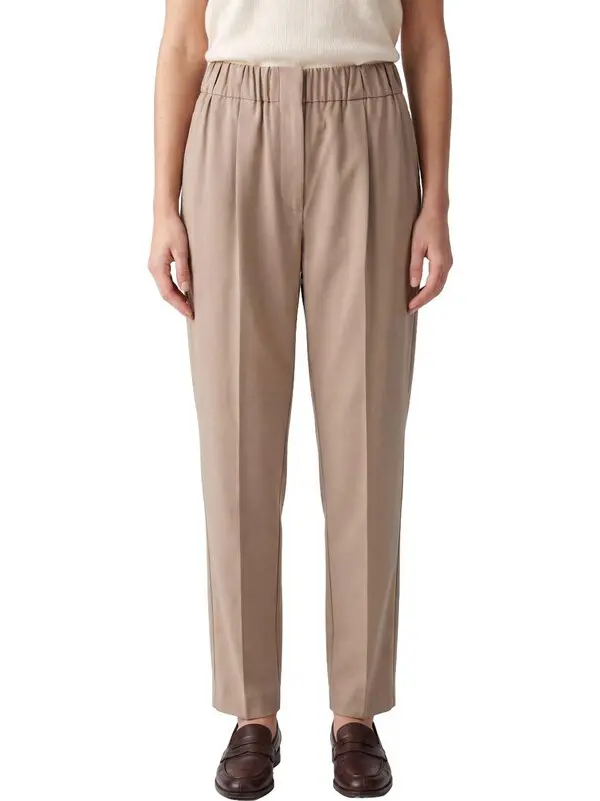 Brunello Cucinelli Tailored Trousers - Coffee