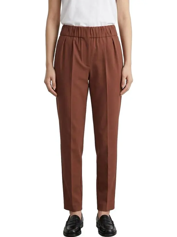 Brunello Cucinelli Trousers - Red