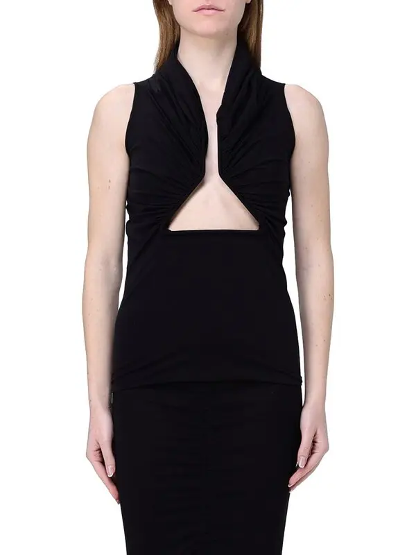 Rick Owens Stretch Nylon Top - Black